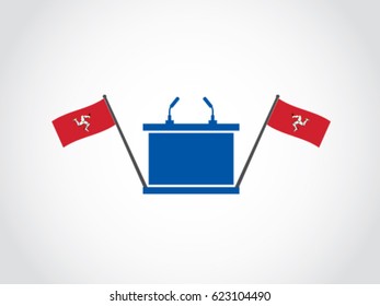 Isle Man Podium Stock Vector (Royalty Free) 623104490 | Shutterstock