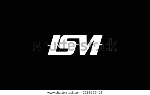 Ism Letter Technology Logo Design Creative Stock Vector (Royalty Free ...