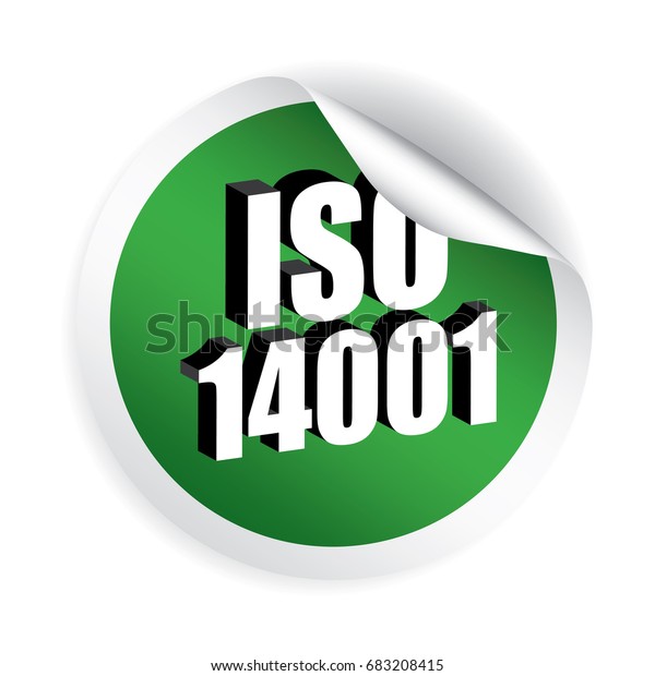 Iso 14001 Stickersvector Stock Vector (Royalty Free) 683208415 ...
