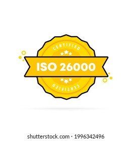 Iso 26000 Stamp Vector Iso 26000 Stock Vector (Royalty Free) 1996342496 ...