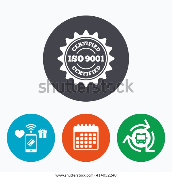 Iso 9001 Certified Sign Icon Certification: เวกเตอร์สต็อก (ปลอดค่า ...