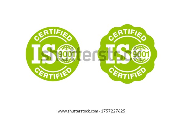 Iso 9001 Certified Stamp Quality Management Stock Vector (Royalty Free ...