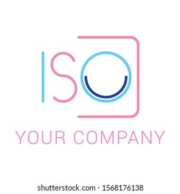 Iso Photography Logo Logo Design Simple Stock Vector (Royalty Free ...