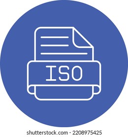 Iso Vector Icon Can Be Used Stock Vector (Royalty Free) 2208975425 ...