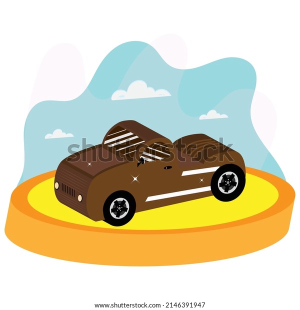 Isolated 3d Render Racing Car Vector: เวกเตอร์สต็อก (ปลอดค่าลิขสิทธิ์ ...