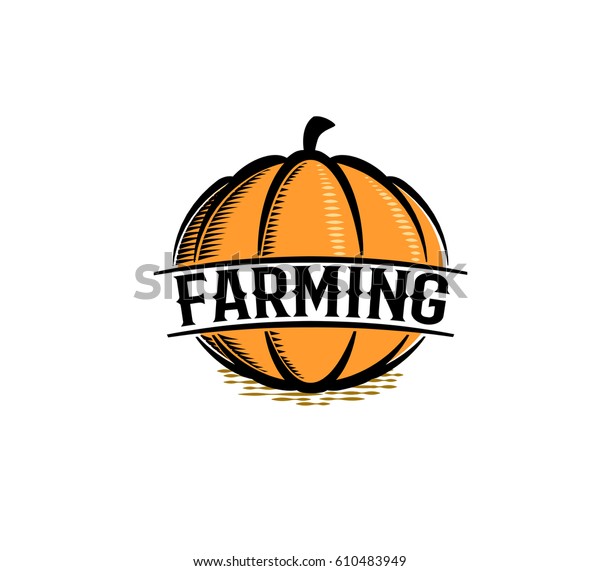 Isolated Abstract Orange Color Round Shape Stock Vector (Royalty Free ...