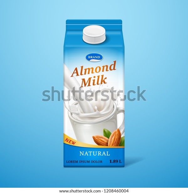 950 Almond Milk Carton Images, Stock Photos & Vectors | Shutterstock