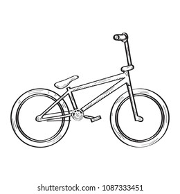 Bmx Bike Vector Flat Outline Icon Stock Vector (Royalty Free) 1193455795