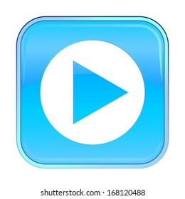 Isolated Blue Web Icon On White Stock Vector (Royalty Free) 168120488 ...