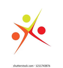 Abstract Atom Man Logo Stock Vector (Royalty Free) 548756215