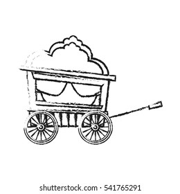 Isolated Carnival Cart Design Stock Vector (Royalty Free) 541765291 ...