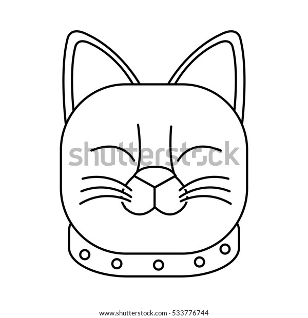 Isolated China Cat Design Stock Vector (Royalty Free) 533776744 ...