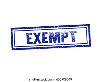 558 Exempt stamp Stock Vectors, Images & Vector Art | Shutterstock
