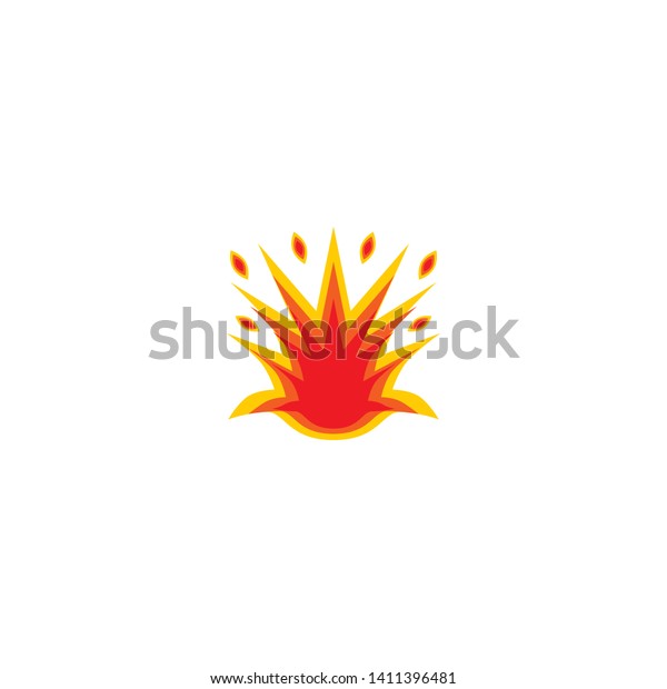 Isolated Explosion Emoji Emoticon Vector Flat Stock Vector (Royalty ...