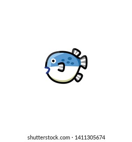 Isolated Fish Vector Icon Emoji Emoticon: vector de stock (libre de ...