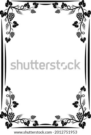Grapevine Border Cliparts | Free download on ClipArtMag