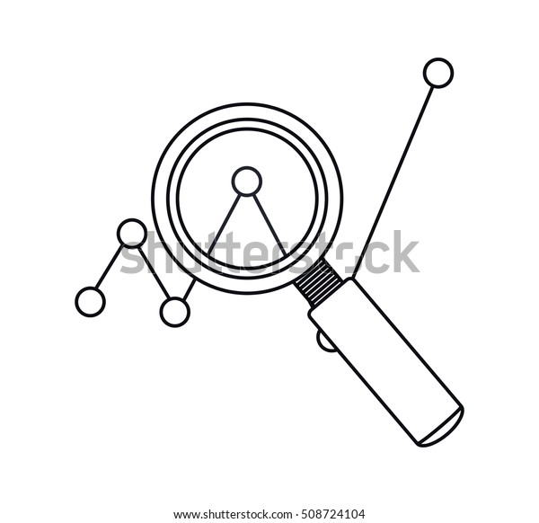Isolated Infographic Lupe Design Stock Vector (Royalty Free) 508724104 ...