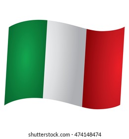 Italy Flag Simple Vector Italy Italian Stock Vector (Royalty Free ...