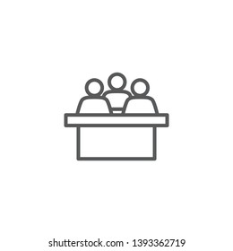 Committee Icon Logo Vector Symbol Jury Stock Vector (Royalty Free ...