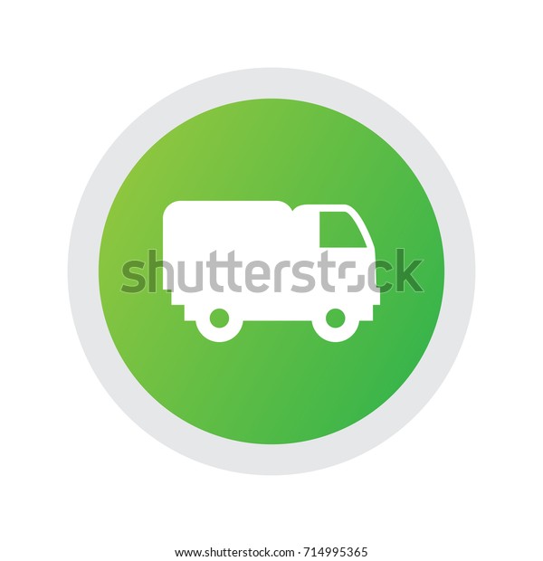 Isolated Lorry Icon Symbol On Clean Stock Vector (Royalty Free ...