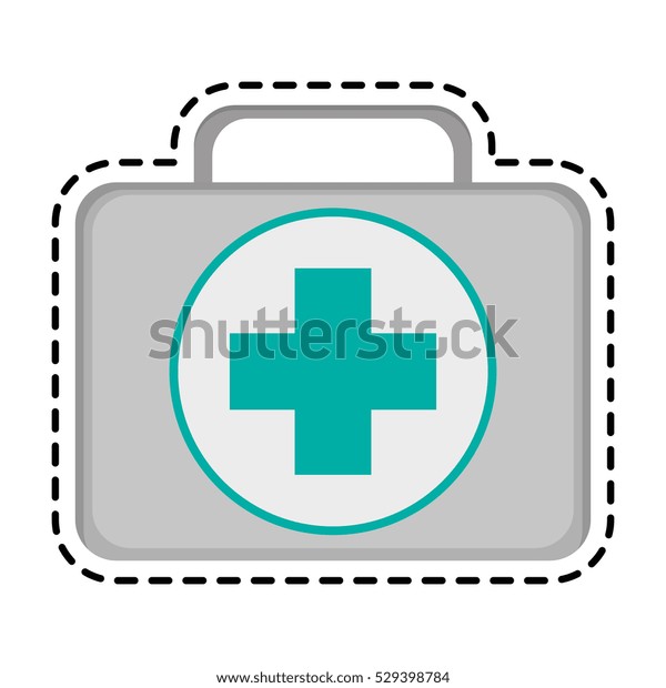Isolated Medical Kit Design Stock Vector (Royalty Free) 529398784 ...