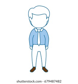 Isolated Office Man Standing Stock Vector (Royalty Free) 679488721 ...