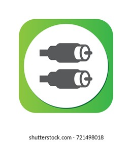 Isolated Rca Icon Symbol On Clean Stock Vector (Royalty Free) 721498018 ...