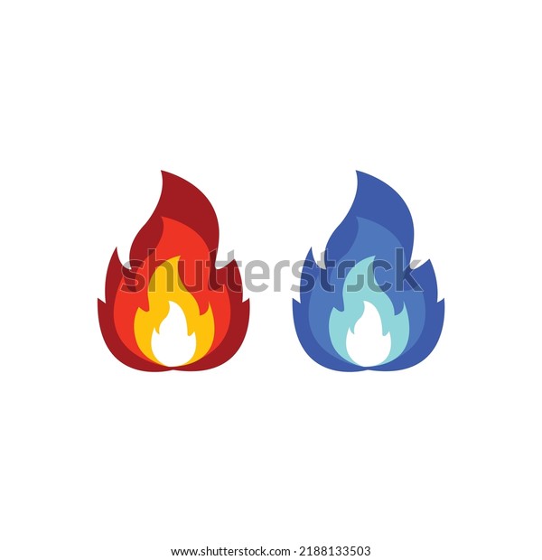 Isolated Red Color Fire Flame ...
