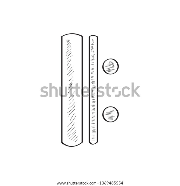 Isolated Repeat Signs Sketch Comic Musical Stock Vector (Royalty Free ...
