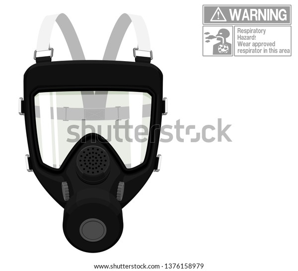 Isolated Respirator On Transparent Background Stock Vector (Royalty ...