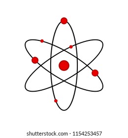 Atom Icon Vector Atom Symbols On Stock Vector (Royalty Free) 1571454475 ...
