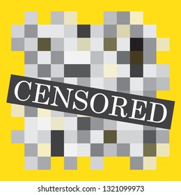 Pixel Censored Blur Effect Texture Vector: เวกเตอร์สต็อก (ปลอดค่า ...