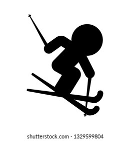 Stick Figure Pulling Rope Crouch: vector de stock (libre de regalías ...