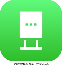 Isolated Stand Icon Symbol On Clean Stock Vector (Royalty Free ...
