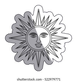 Isolated Sun Cartoon Design Stock Vector (Royalty Free) 522979771 ...