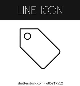 Isolated Tag Outline Label Vector Element Stock Vector (Royalty Free ...