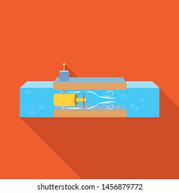 Isolated Tidal Power Symbol Set Tidal Stock Vector (Royalty Free ...