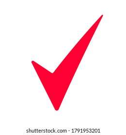 Isolated Vector Check Mark Approvement Overview Stock Vector (Royalty ...