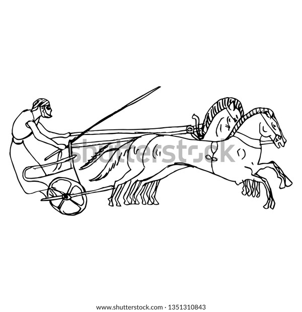 265 Ancient Greek Chariot Stock Vectors, Images & Vector Art | Shutterstock
