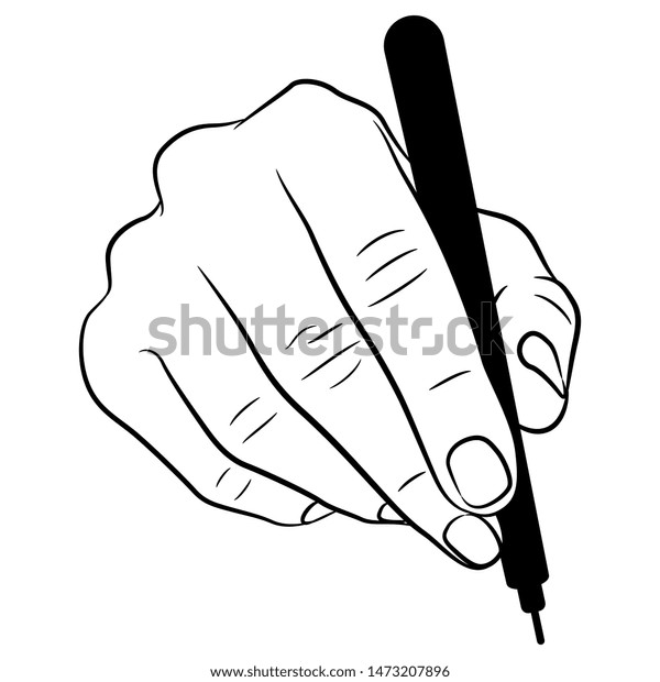 Isolated Vector Illustration Closeup Human Hand 스톡 벡터로열티 프리 1473207896 Shutterstock