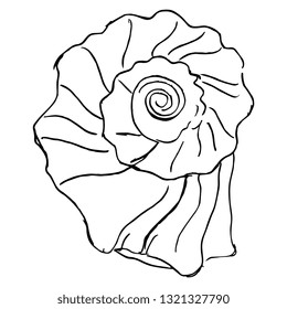 Isolated Vector Illustration Hand Drawn Linear Stock Vector (Royalty ...