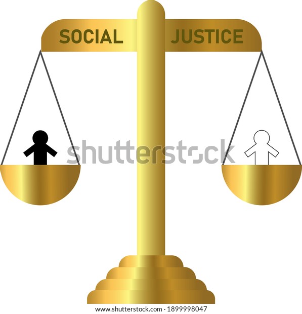 Isolated Vector Illustration Judge Balance World Stock Vector (Royalty ...