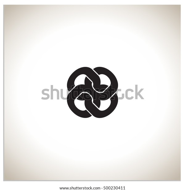 Isolated Vector Sign Icon Fourth Linked Stock Vector (Royalty Free ...