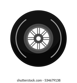Isolated Vehicle Wheel Design Stock Vector (Royalty Free) 534679138 ...
