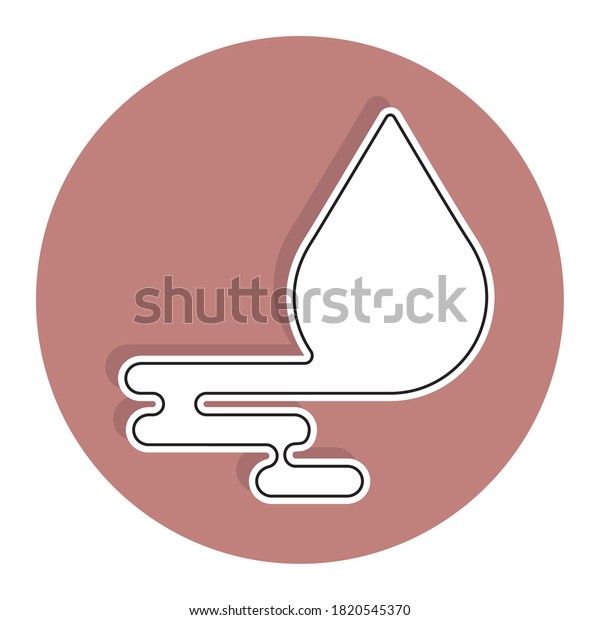 Isolated Water Drop Icon Cleaning Products Stock Vector (Royalty Free ...