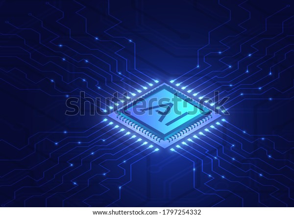 Isometric Artificial Intelligence Ai Analysis Processor Stock Vector ... Isometric Artificial Intelligence Ai Analysis Processor Stock Vector ...