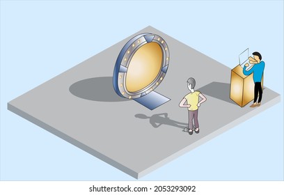416 Isometric portal Images, Stock Photos & Vectors | Shutterstock