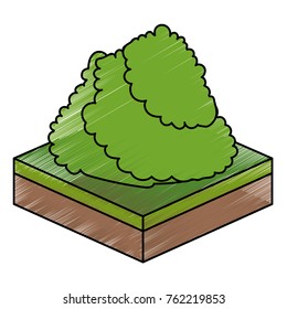 Isometric Bush Design Stock Vector (Royalty Free) 762219853 | Shutterstock