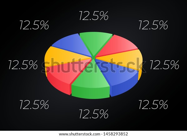 Isometric Cycle Diagram Infographics Vector Chart Stock Vector (Royalty ...