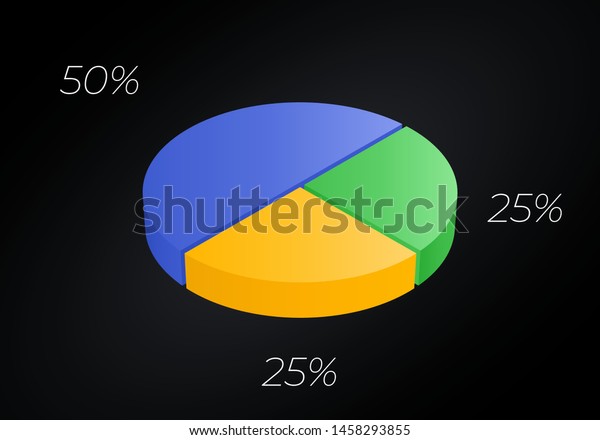 Isometric Cycle Diagram Infographics Vector Chart Stock Vector (Royalty ...
